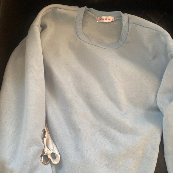 luxury clothes | Shirts & Tops | Cute Light Baby Blue Sweater | Poshmark